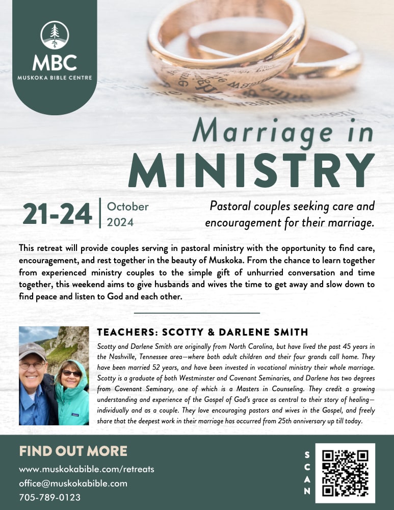 Marriage in Ministry | Muskoka Bible Centre